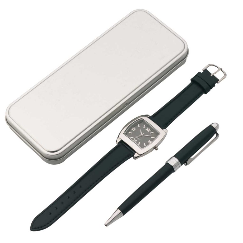 "Monaco" watch and pen set in a gift box - SAPO Giveaways Public LTD ...